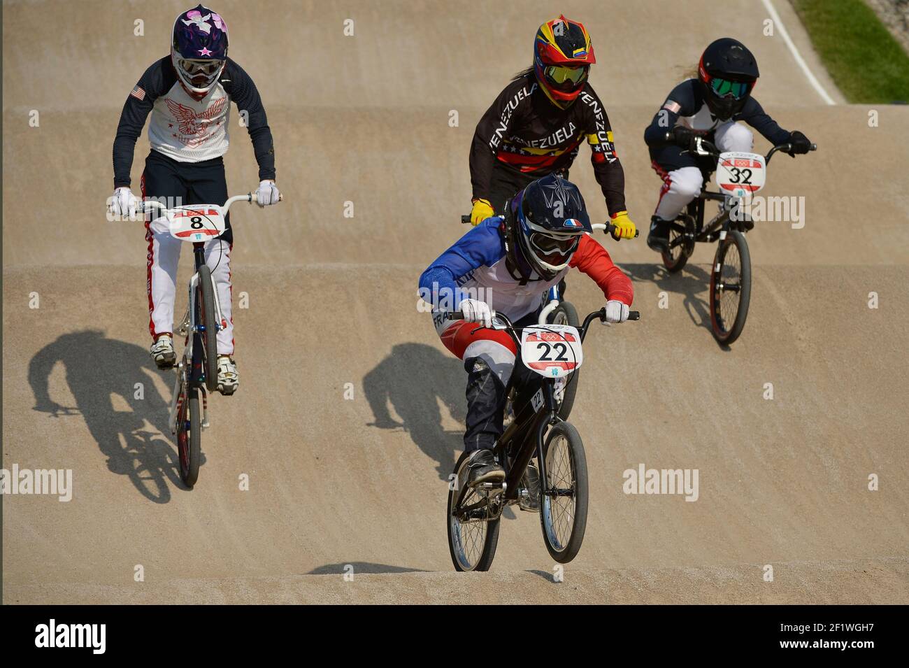 LONDON OLYMPIC GAMES 2012 - BMX TRACK , LONDON (ENG) - 10/08/2012 ...