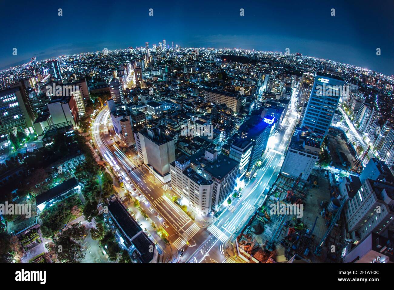 Tokyo night view (from Bunkyo Civic Center Stock Photo - Alamy