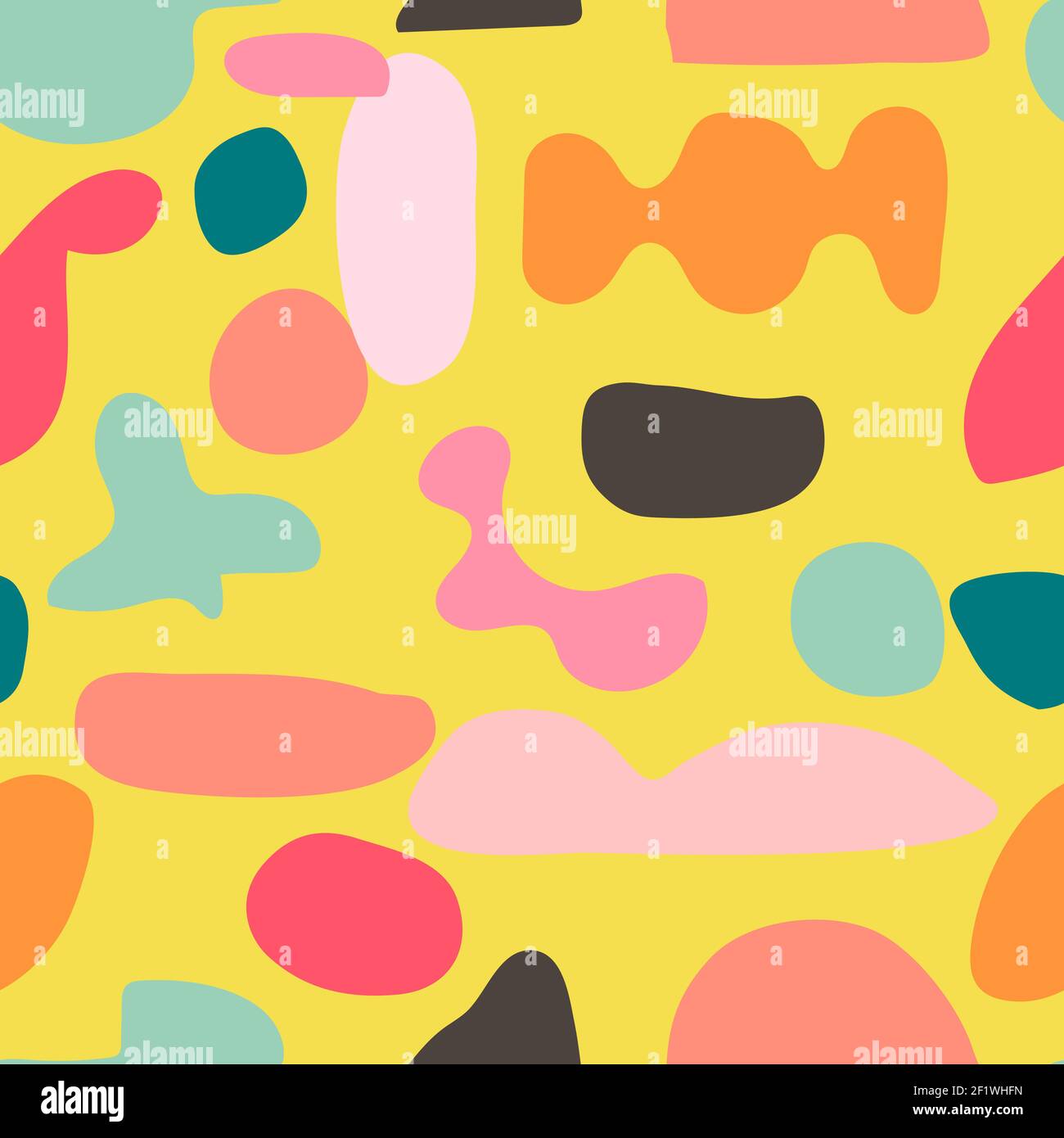 Organic And Geometric Shapes In Art