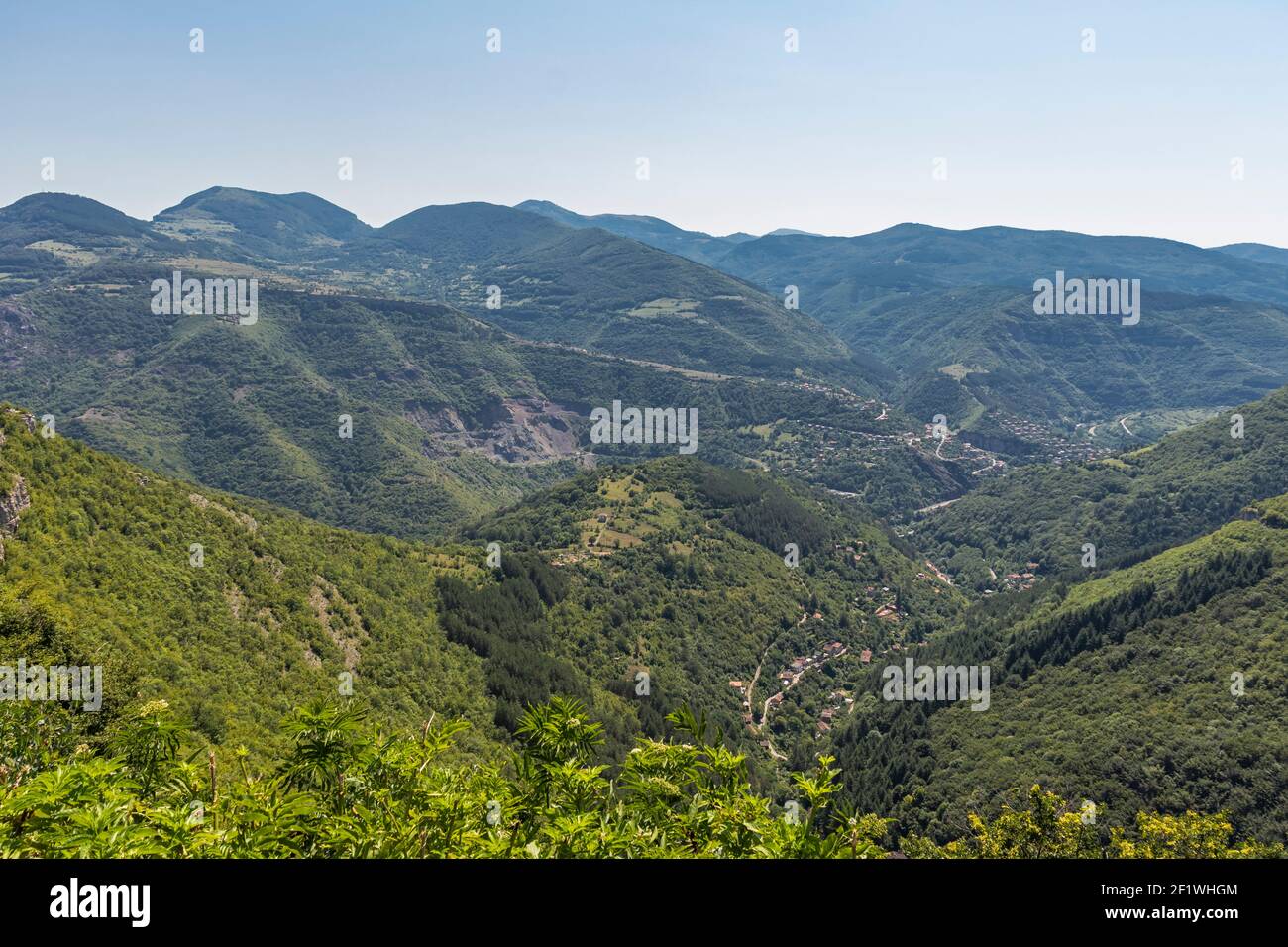 Amazing view of Stara Planina Mountain near village of Zasele, Bulgaria ...