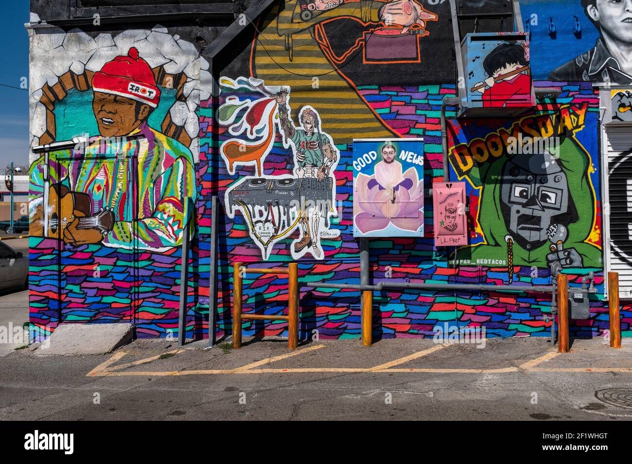 Street art scene in albuquerque hi-res stock photography and images - Alamy