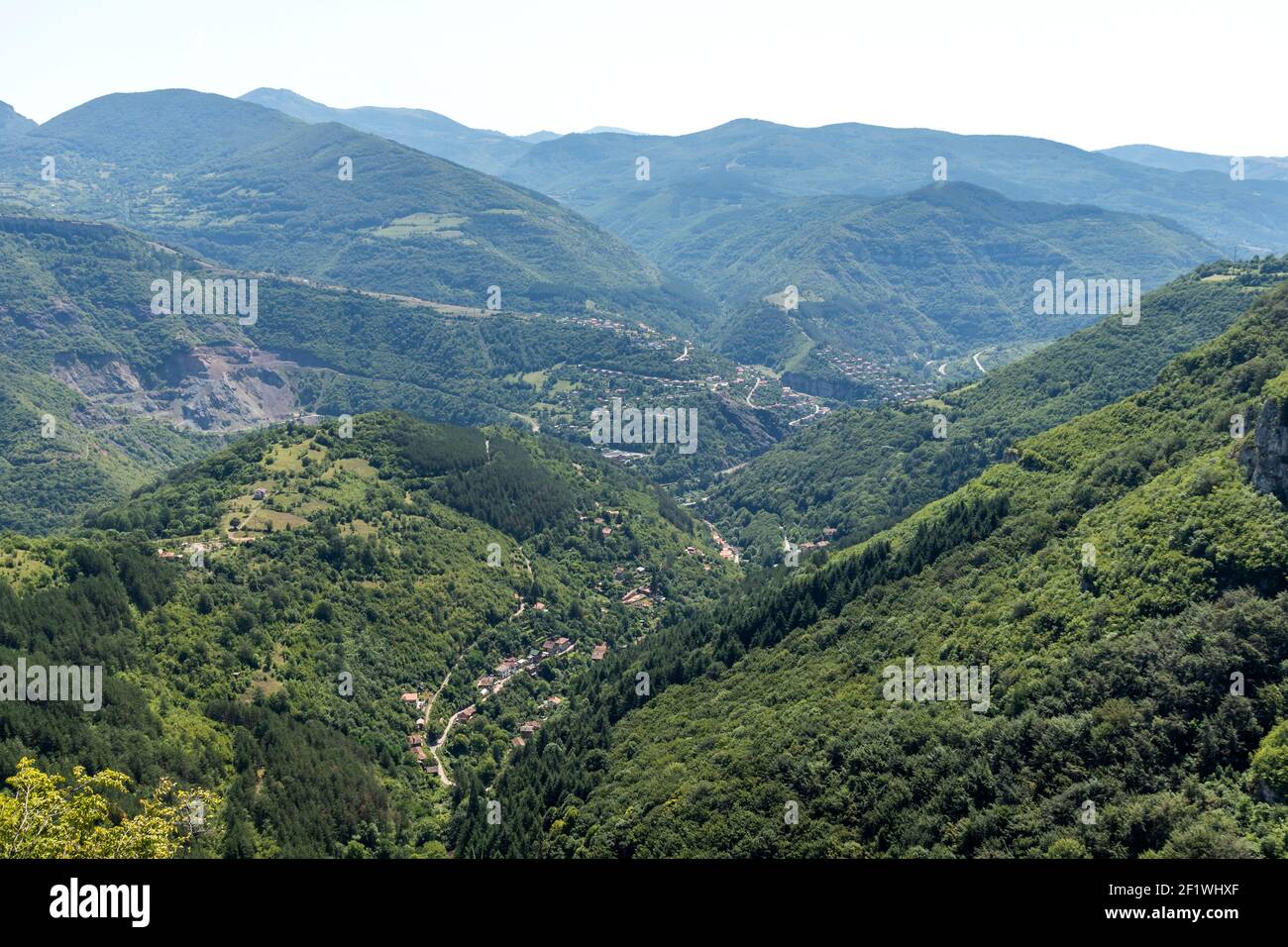 Amazing view of Stara Planina Mountain near village of Zasele, Bulgaria ...