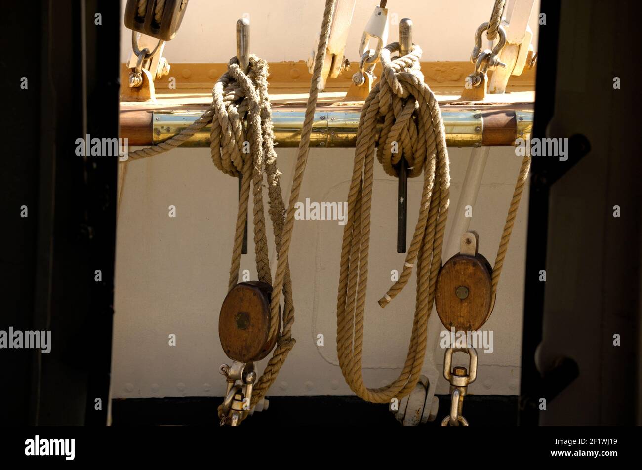 The USCG Eagle is a three-masted sailing barque with 21,350 square feet ...