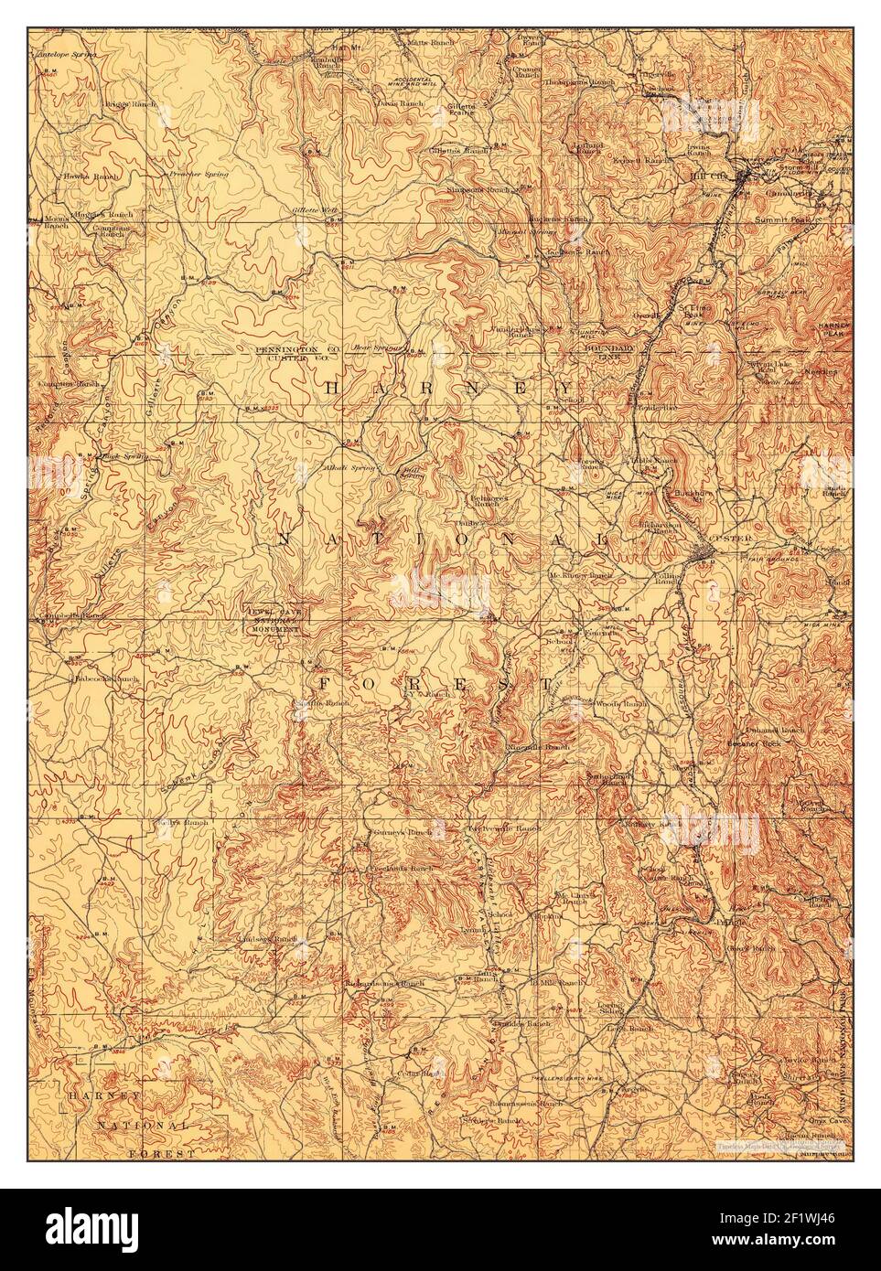 Harney map hi-res stock photography and images - Alamy