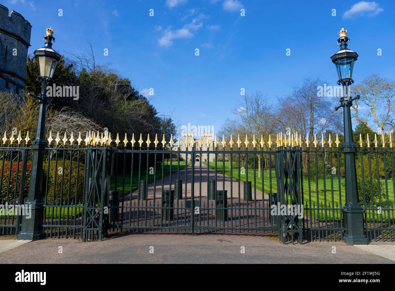 Cambridge Gate entrance to Windsor Castle an official residence of King ...