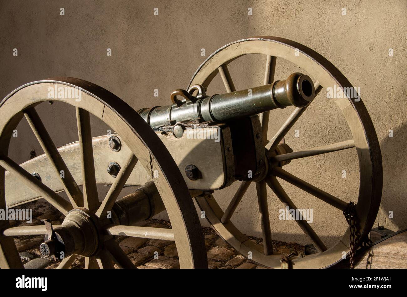 Close-up of a medieval cannon Stock Photo - Alamy