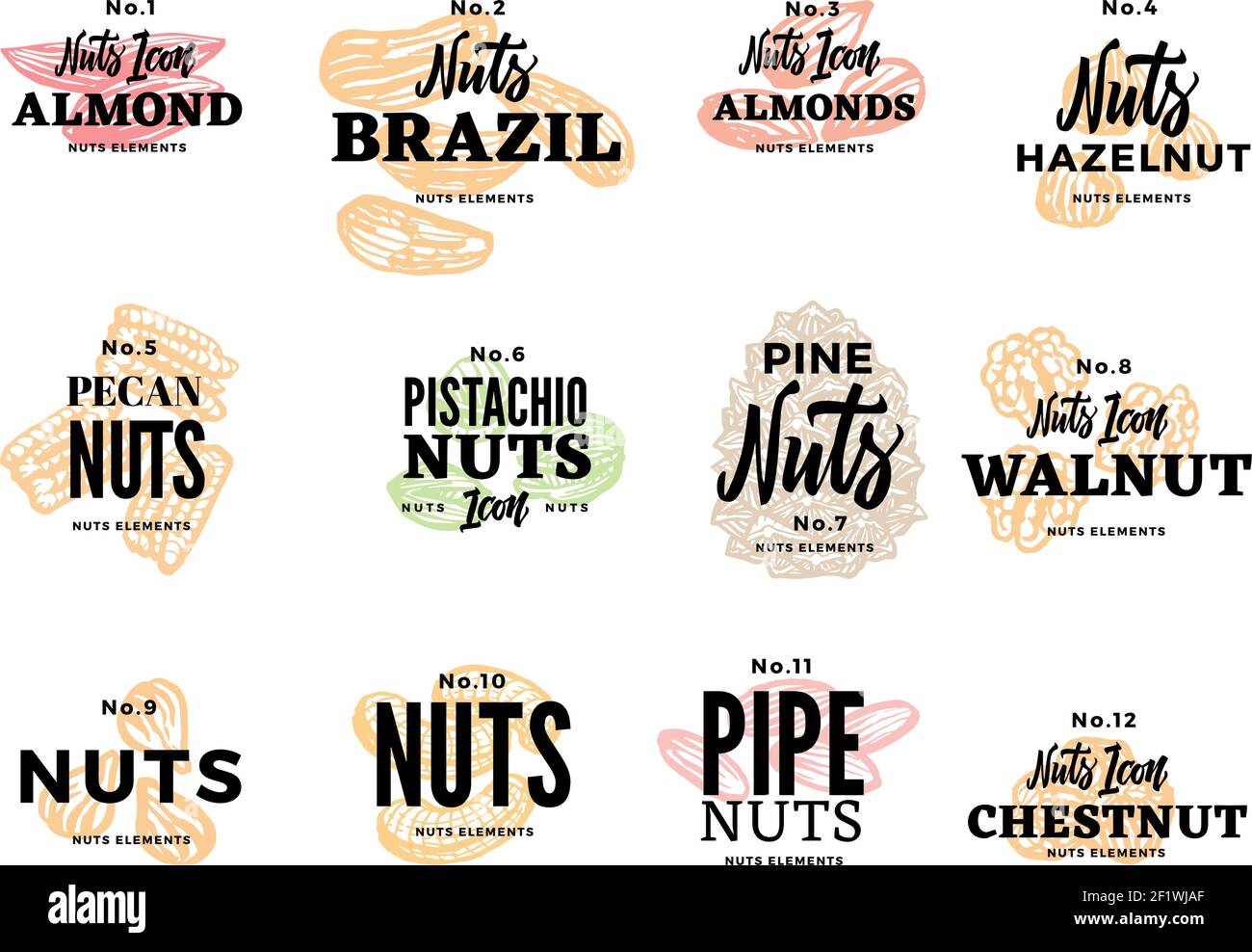 Nut kind Stock Vector Images - Alamy