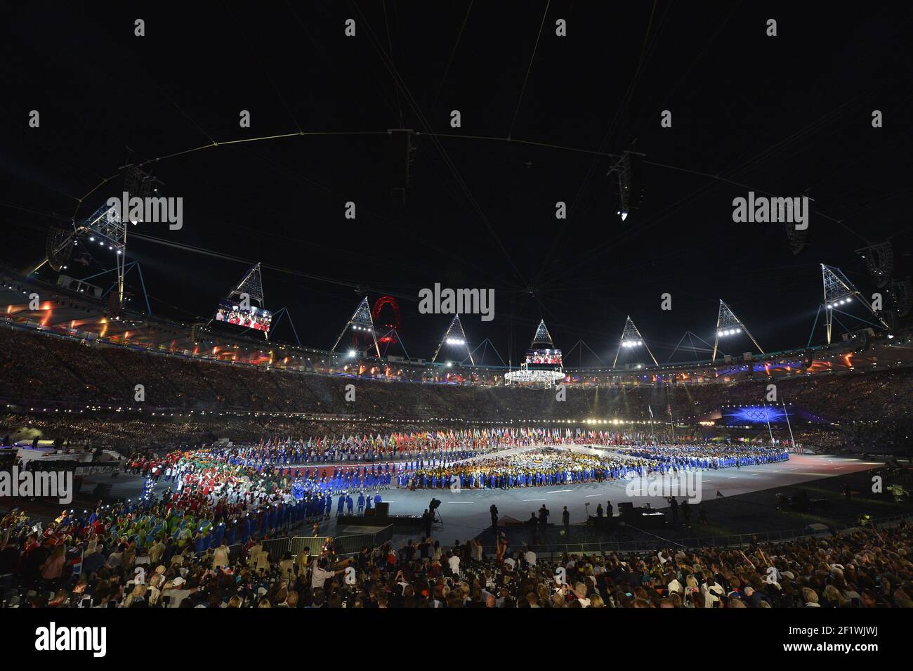 2012 summer olympic opening ceremony hi-res stock photography and ...