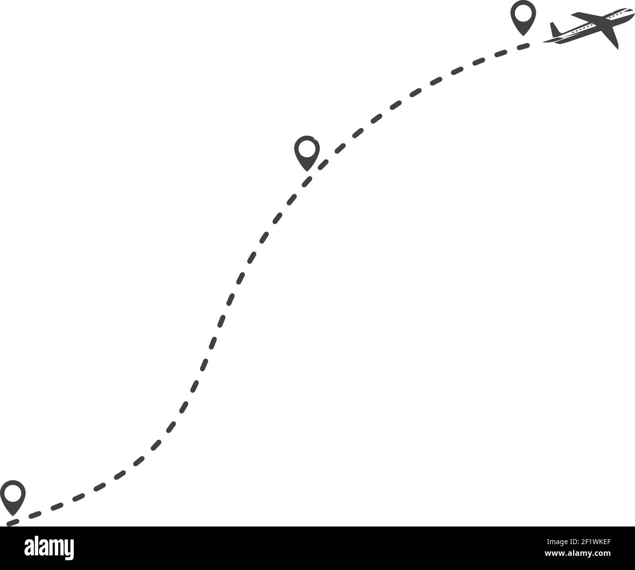 Air routes vector vectors hi-res stock photography and images - Alamy