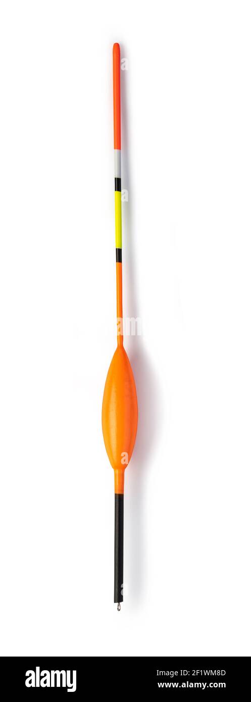 Fishing float on a white background Stock Photo - Alamy
