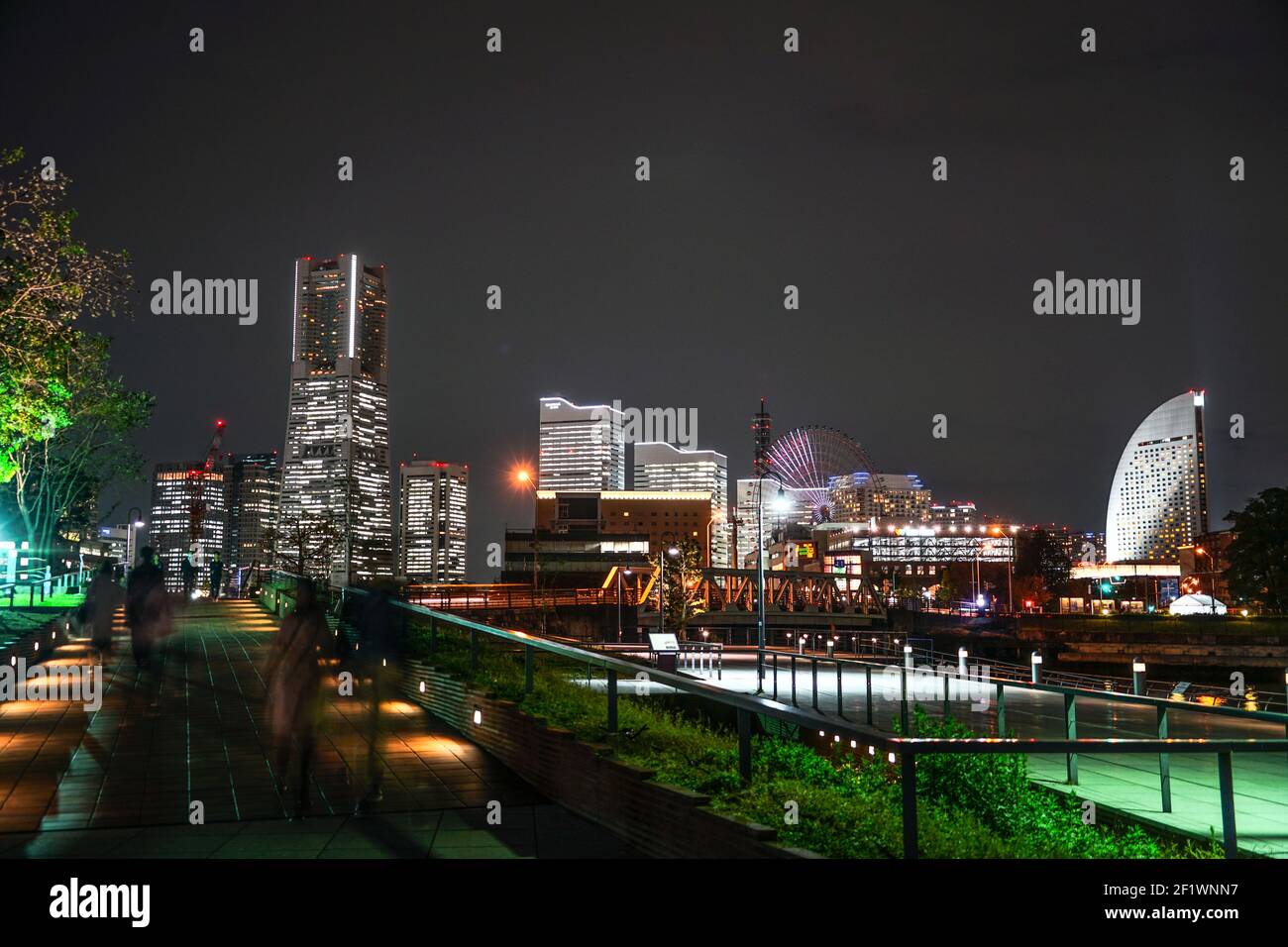 Minato mirai minato city yokohama kanagawa japan hi-res stock ...
