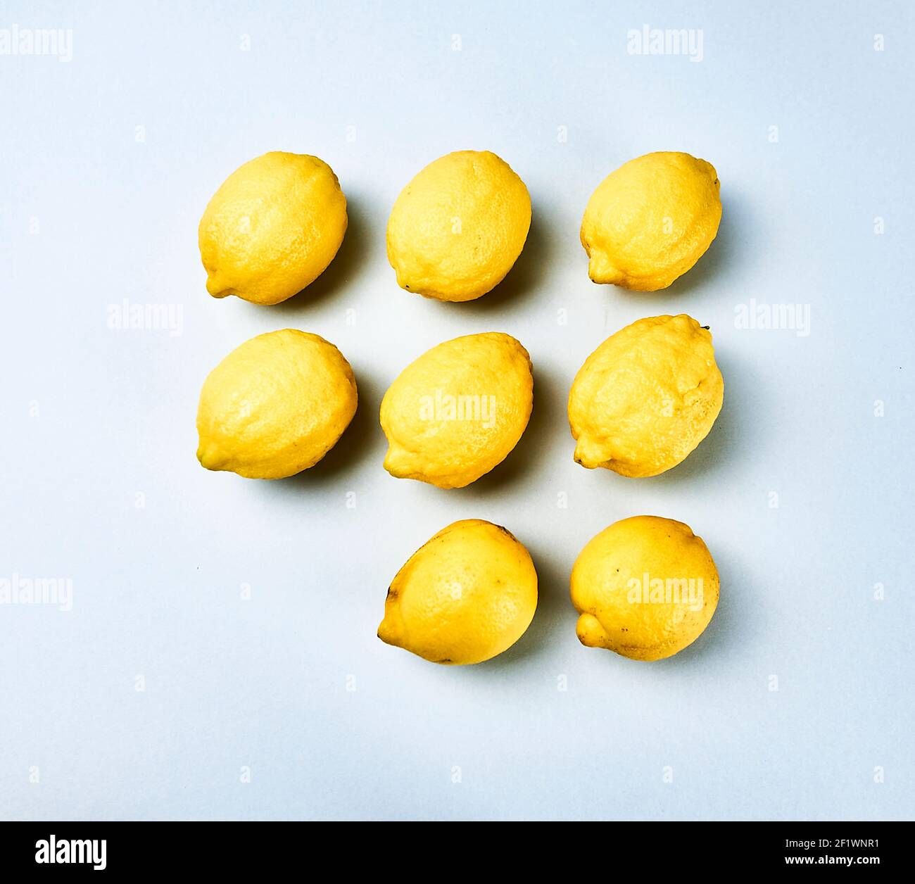 fresh yellow fruits on white background Stock Photo - Alamy