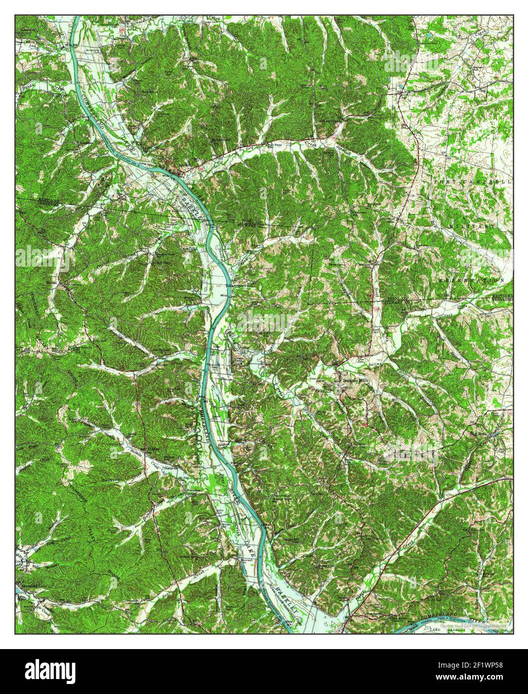 Tennessee topographical maps