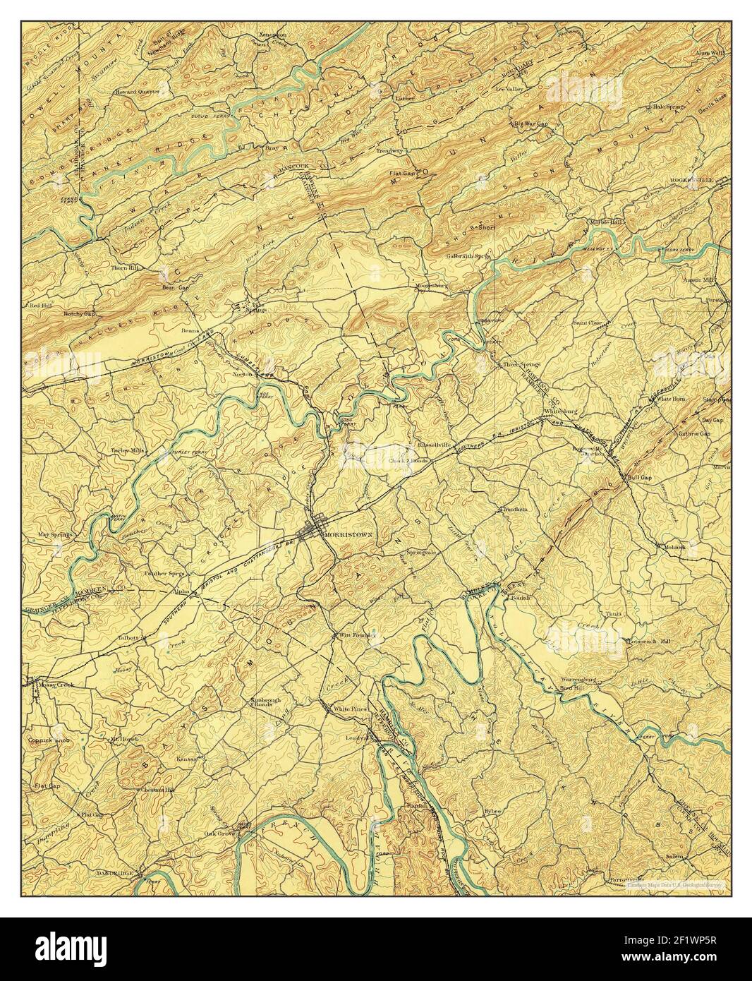 Map of morristown tennessee hi-res stock photography and images - Alamy