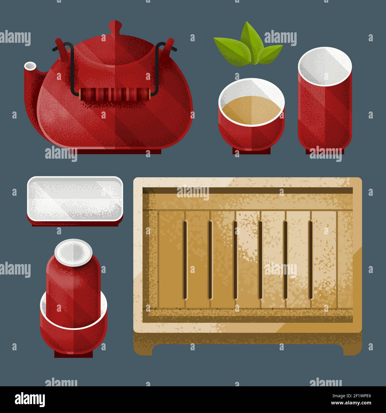 Chinese herb tea collection Stock Vector Images - Alamy