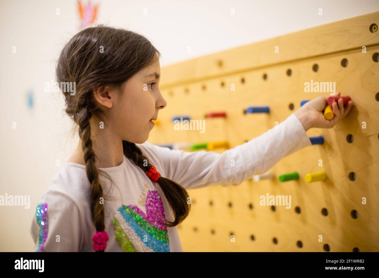 Pegboard school hi-res stock photography and images - Alamy