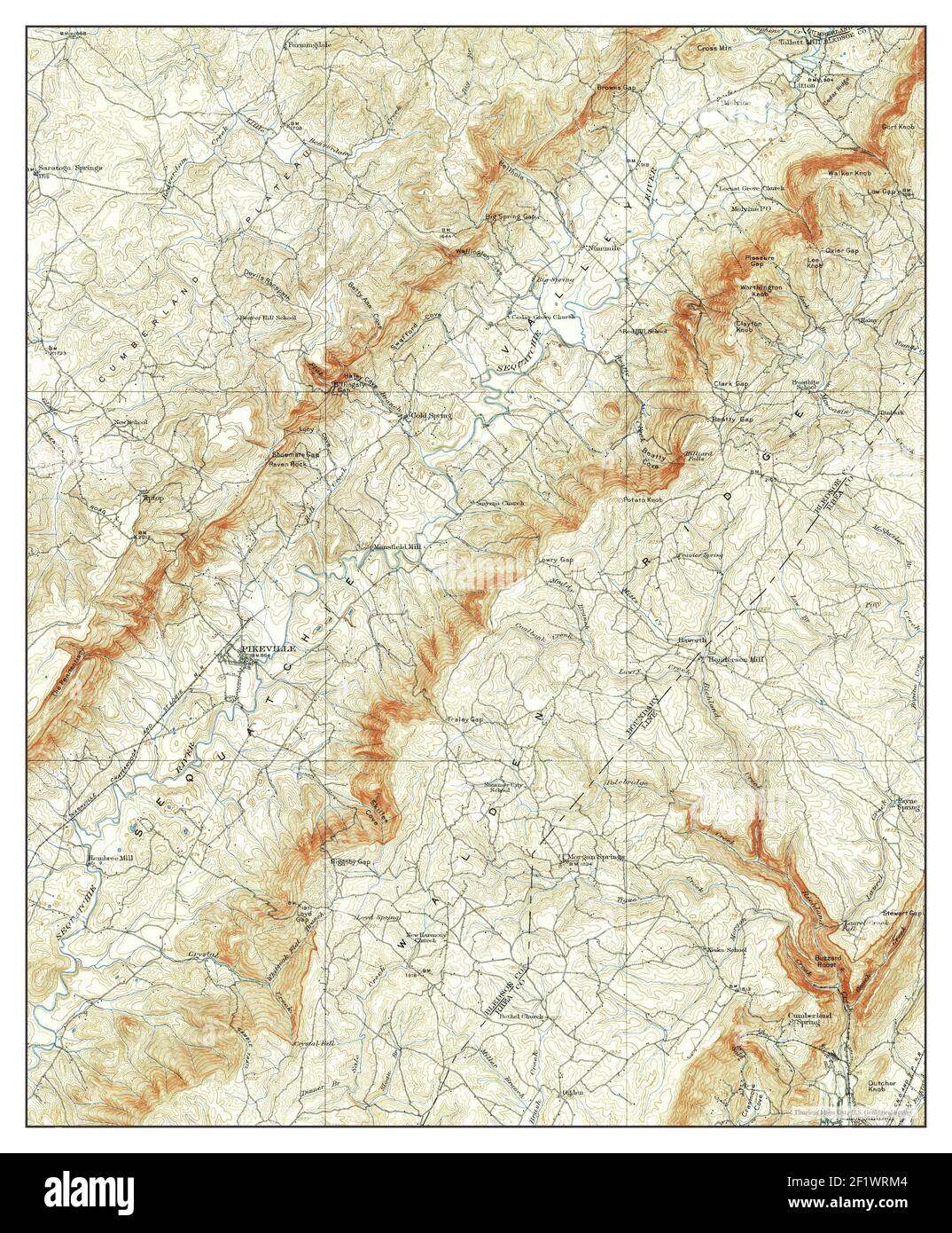 Sequatchie Valley, Tennessee, map 1909, 1:62500, United States of ...