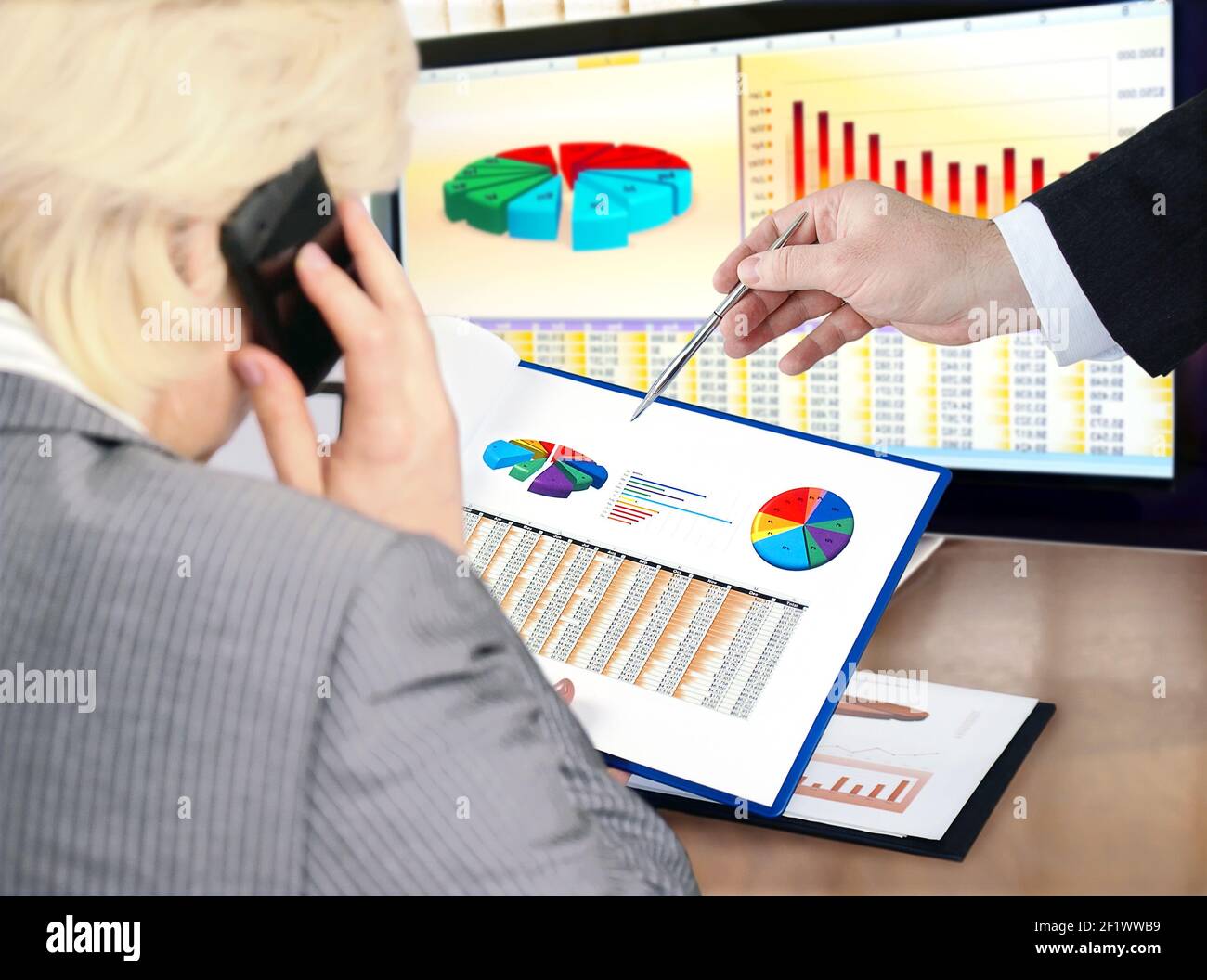 Professionals analysing data hi-res stock photography and images - Alamy