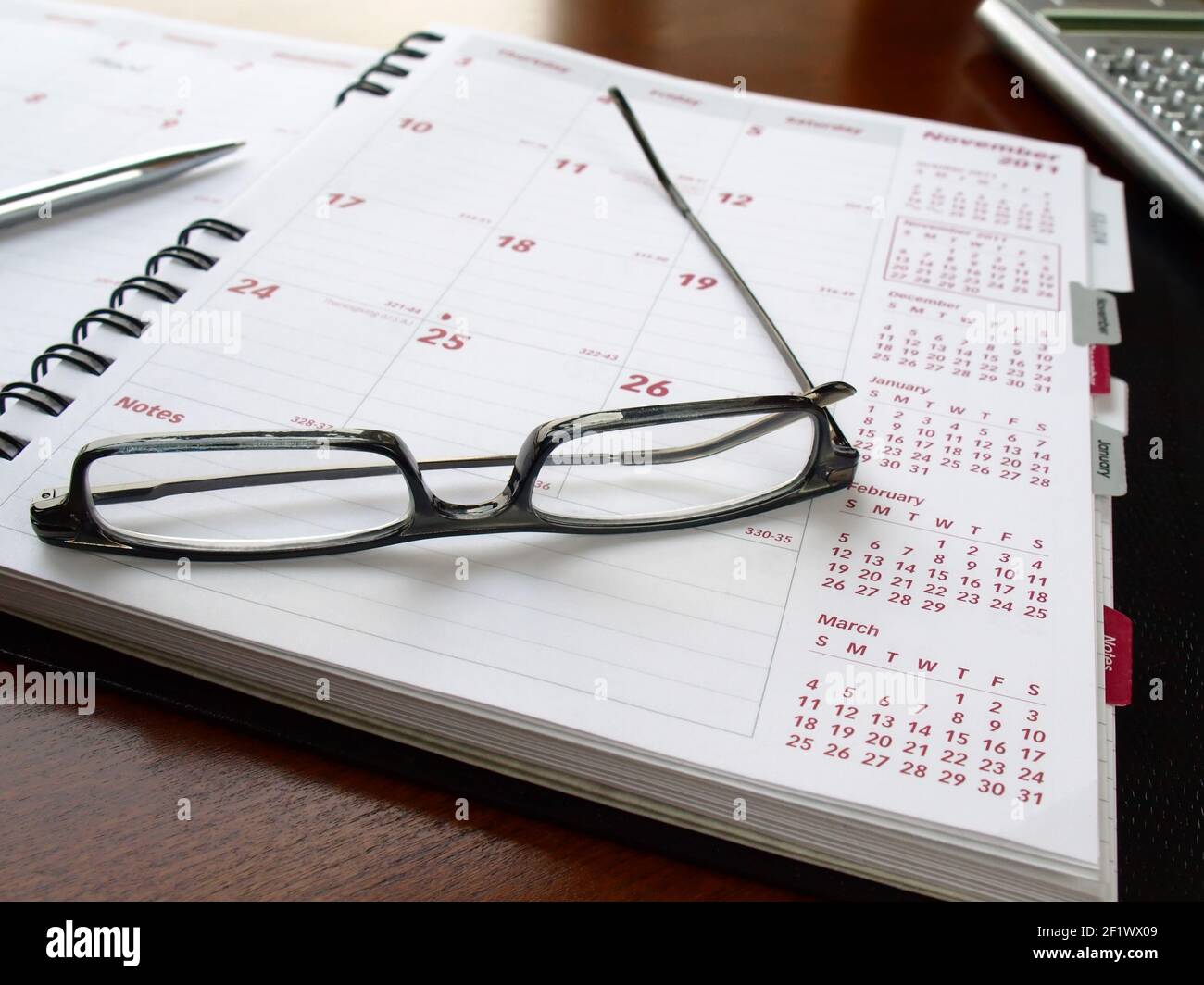 Monthly planner hi-res stock photography and images - Alamy