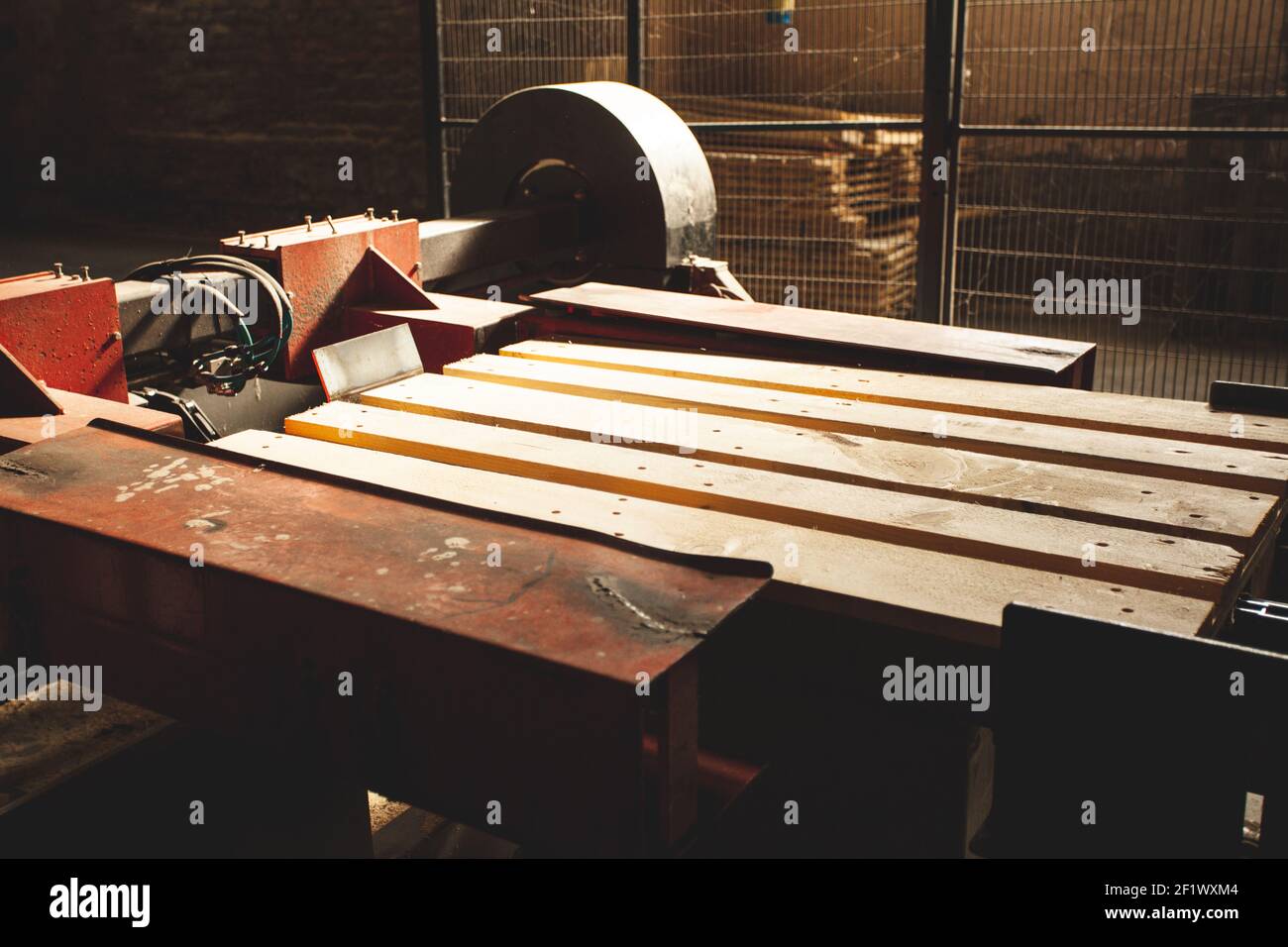 Production line of the wooden furniture factory Stock Photo - Alamy