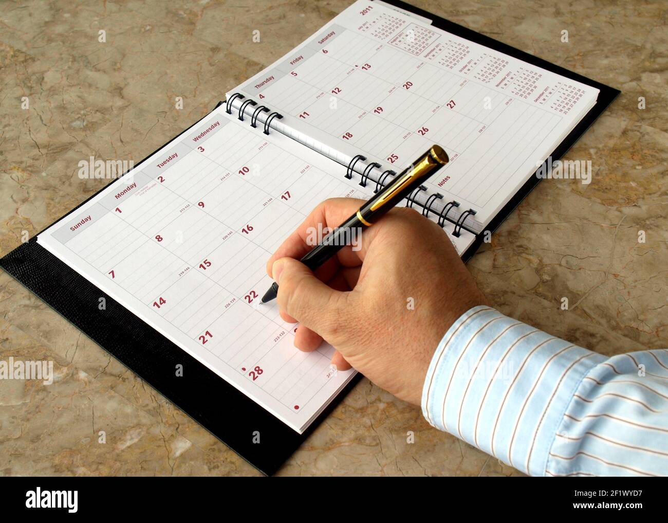 Monthly planner hi-res stock photography and images - Alamy