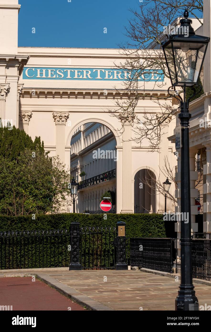 Chester terrace entrance hi-res stock photography and images - Alamy