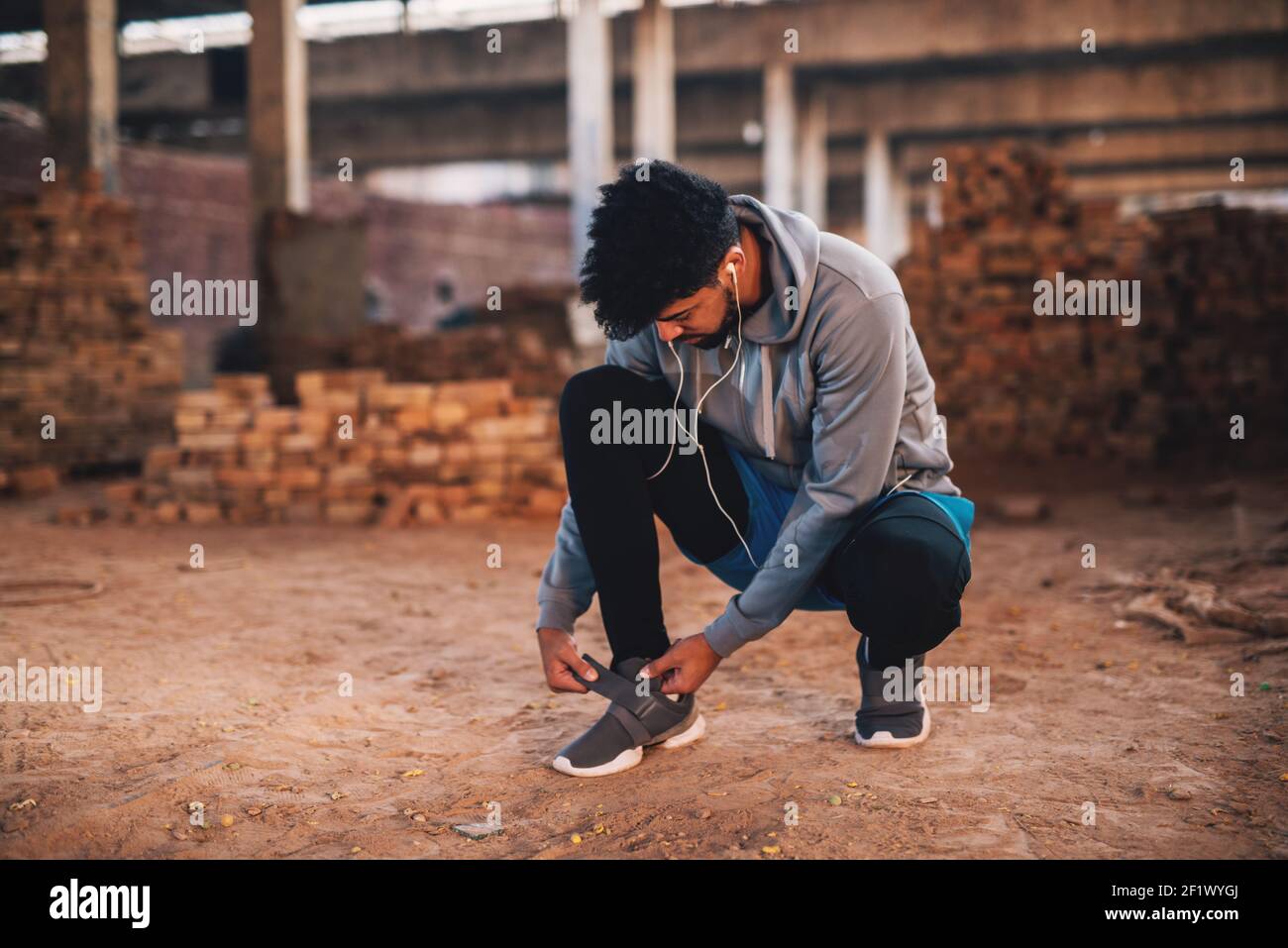 American runner man velcro hi-res stock photography and images - Alamy
