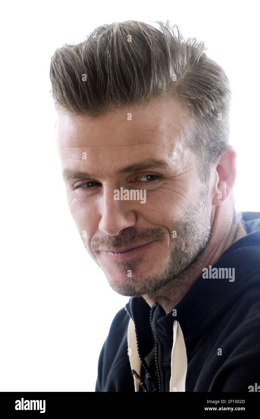 FOOTBALL - MISCS 2012/2013 - DAVID BECKHAM AND ZINEDINE ZIDANE IN ...