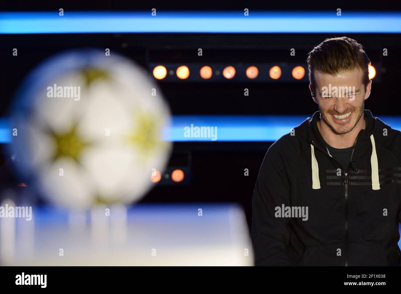 FOOTBALL - MISCS 2012/2013 - DAVID BECKHAM AND ZINEDINE ZIDANE IN ...