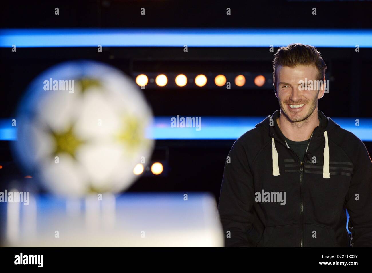 FOOTBALL - MISCS 2012/2013 - DAVID BECKHAM AND ZINEDINE ZIDANE IN ...