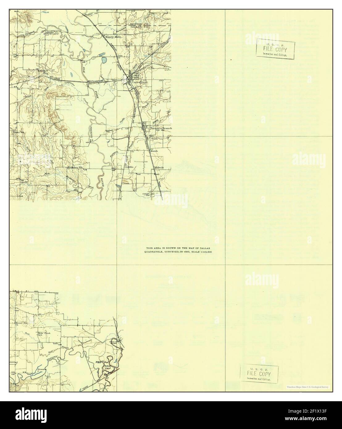 Map of carrollton hi-res stock photography and images - Alamy