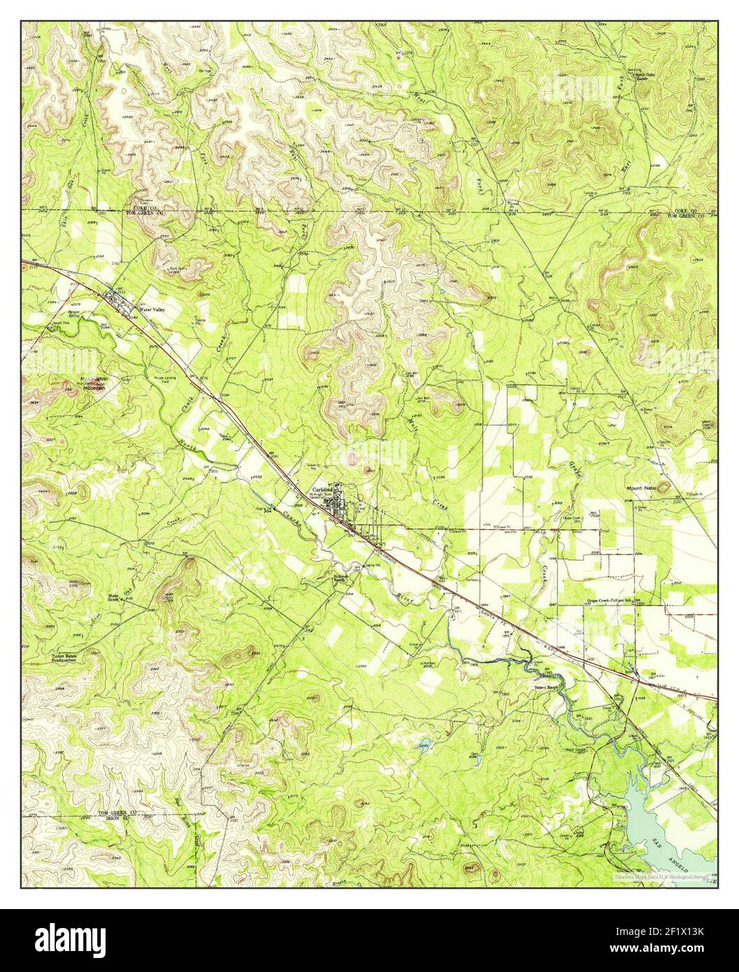 Map of carlsbad hi-res stock photography and images - Alamy