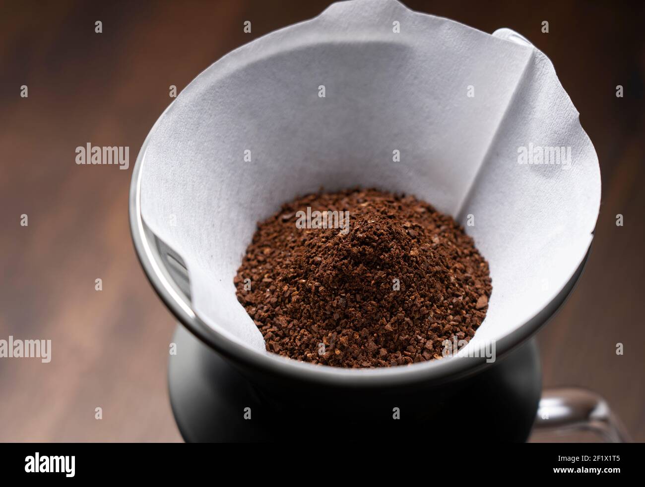 Coffee powder filter paper hi-res stock photography and images - Alamy