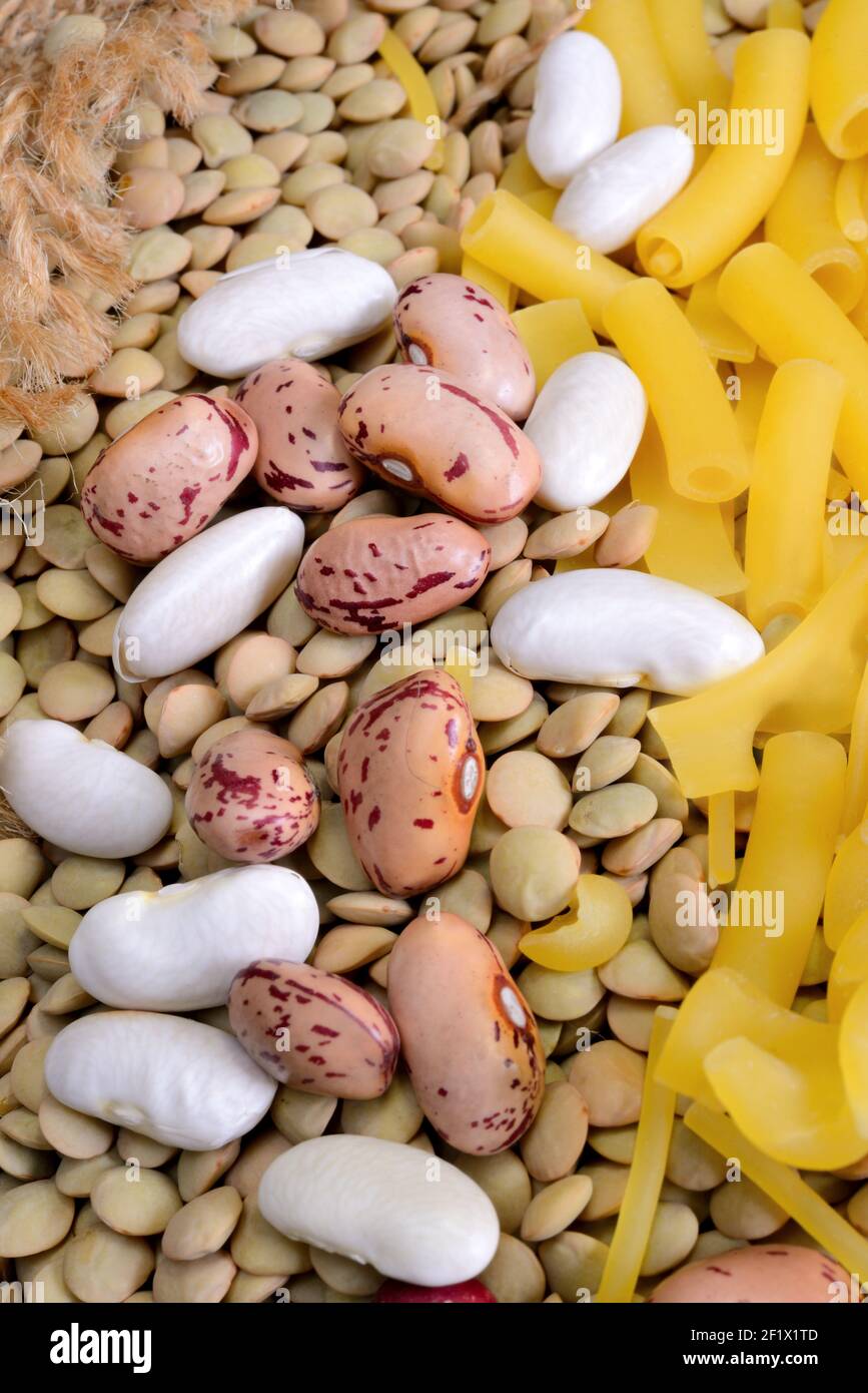 Legumes pasta hi-res stock photography and images - Alamy