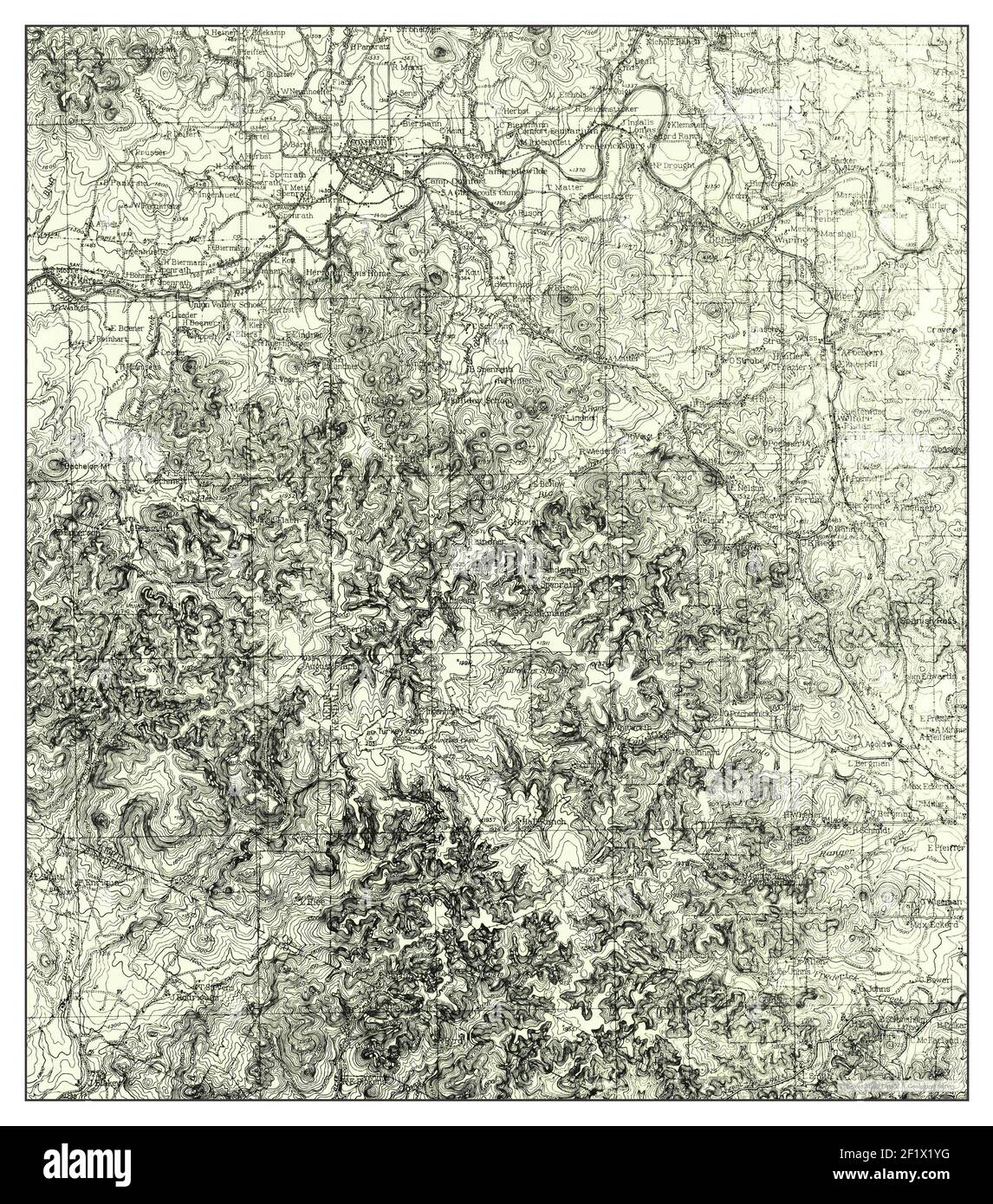 Comfort, Texas, map 1956, 1:62500, United States of America by Timeless ...