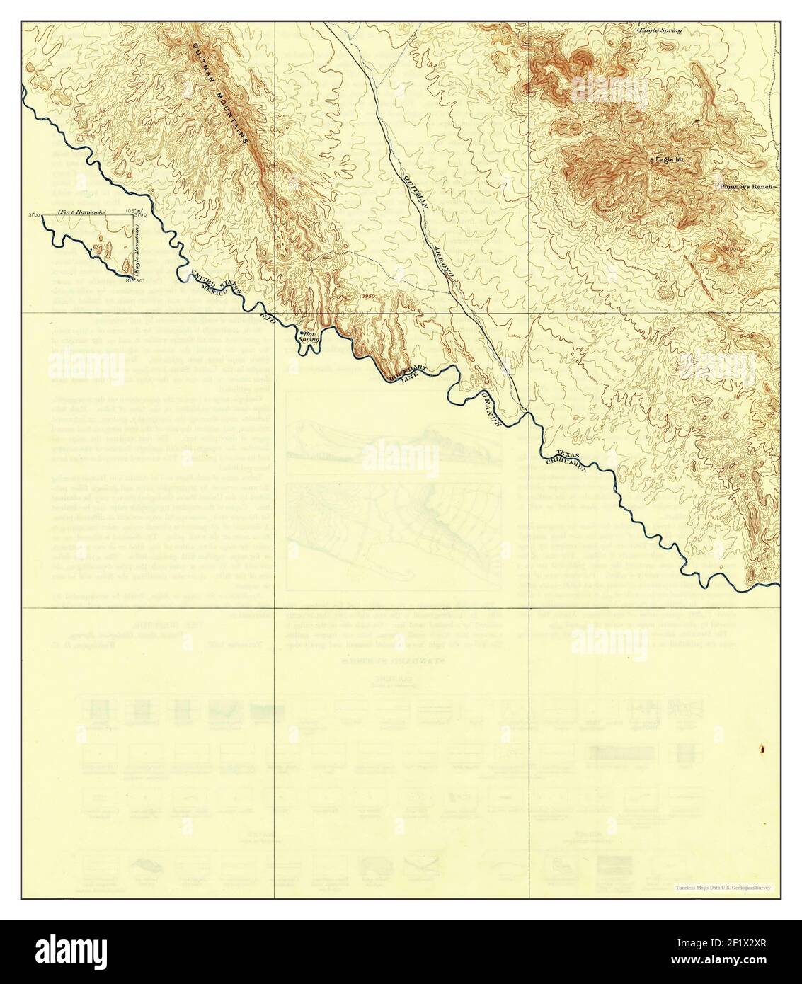 Eagle Mountain, Texas, map 1897, 1:125000, United States of America by ...
