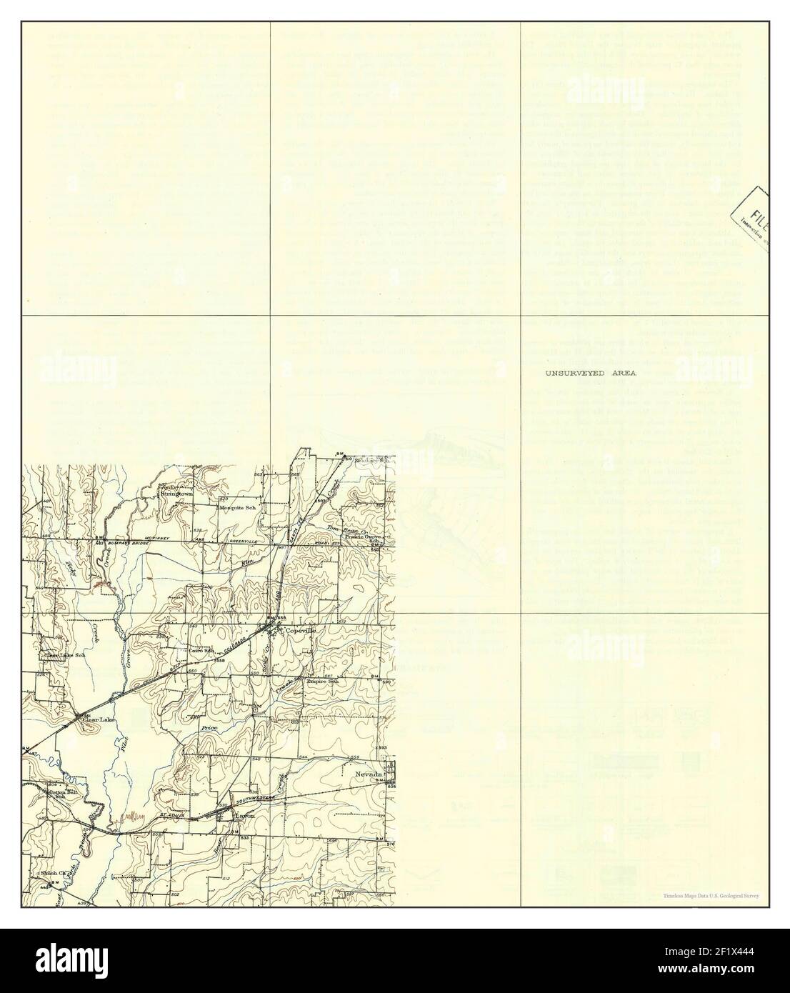 Farmersville, Texas, map 1930, 1:62500, United States of America by ...