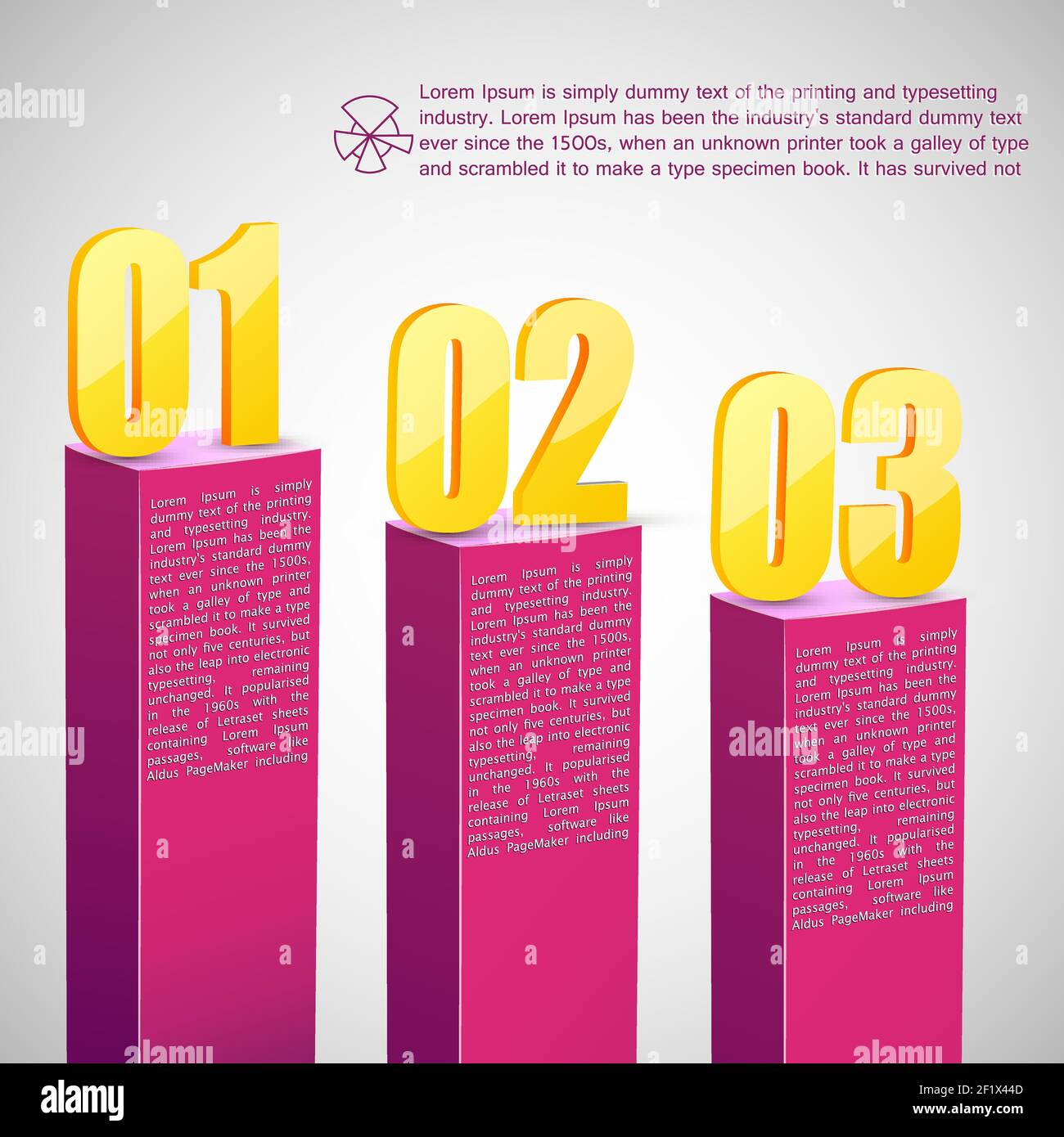 Bar diagram template with text fields and data flat vector illustration ...