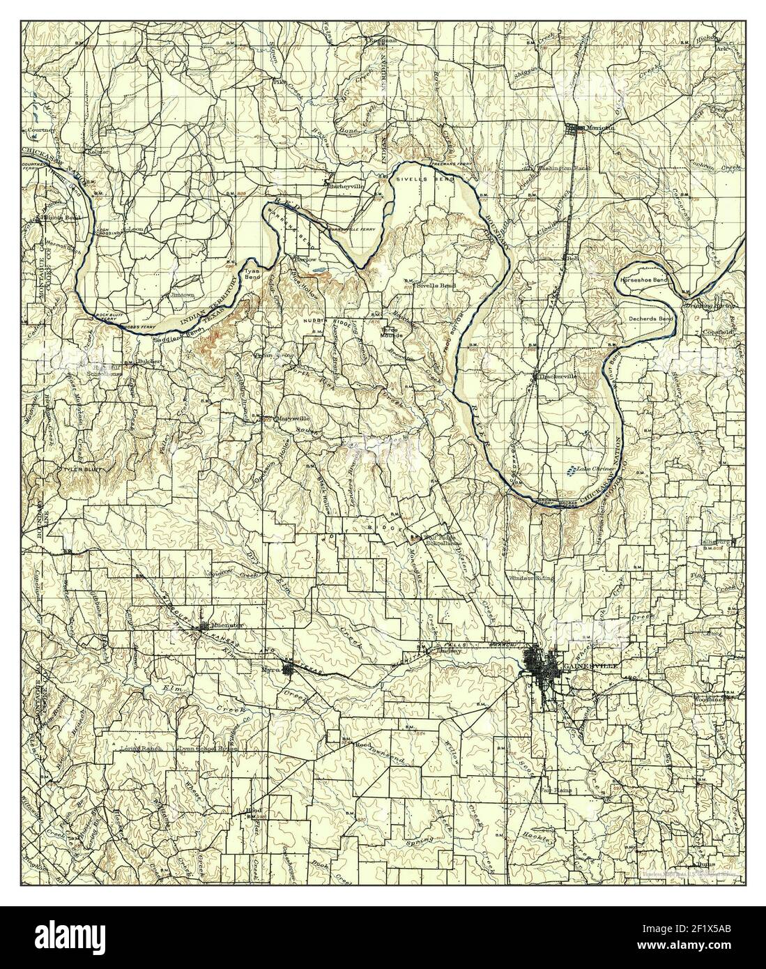 Gainesville Texas Map And Location ZIP Code 76240 Gainesville, Texas