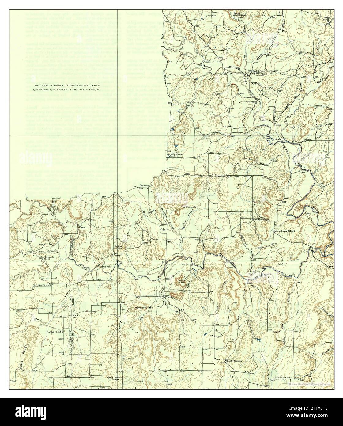 Grosvenor, Texas, map 1927, 1:62500, United States of America by ...