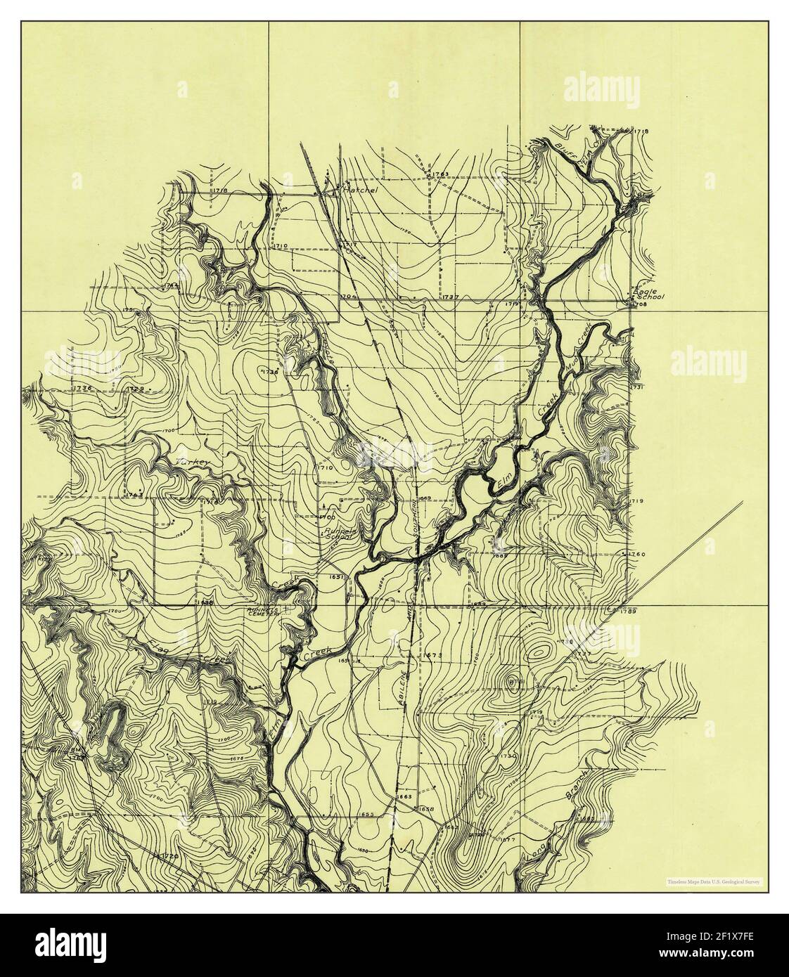 Hatchel, Texas, map 1921, 1:31680, United States of America by Timeless ...
