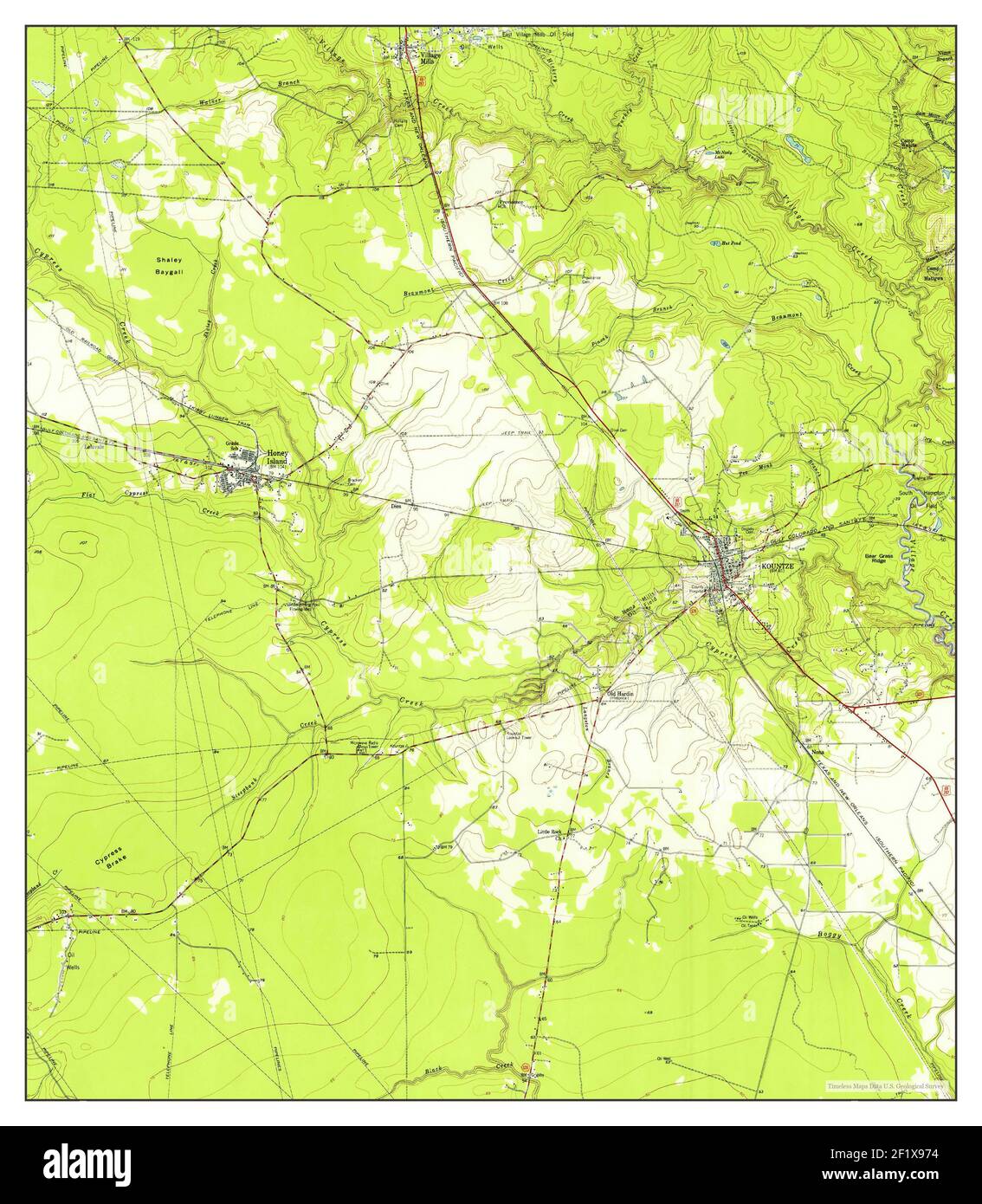 Kountze texas map hi-res stock photography and images - Alamy