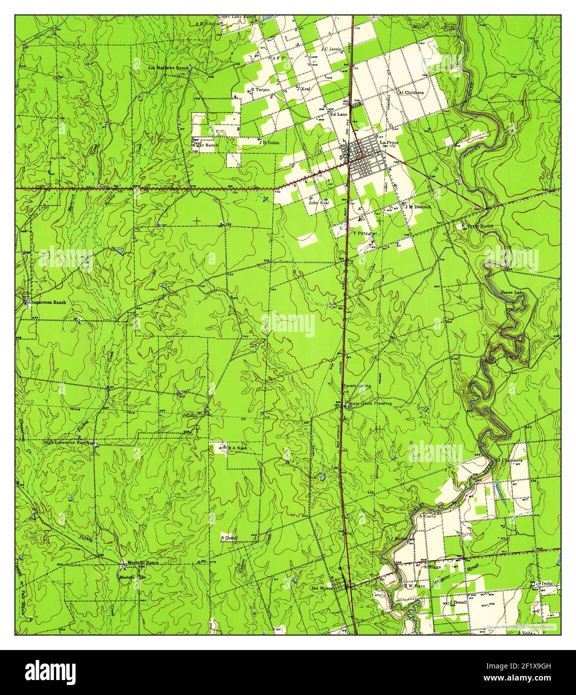 Map of pryor hi-res stock photography and images - Alamy