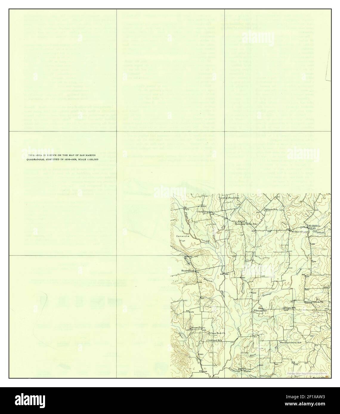 Lockhart, Texas, map 1930, 1:62500, United States of America by ...