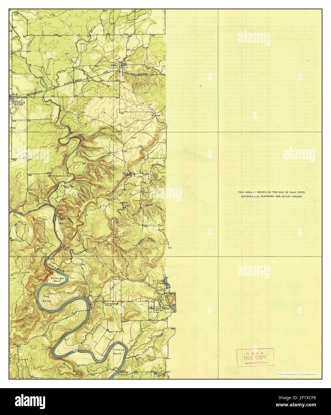 Map of mineral wells texas hi-res stock photography and images - Alamy