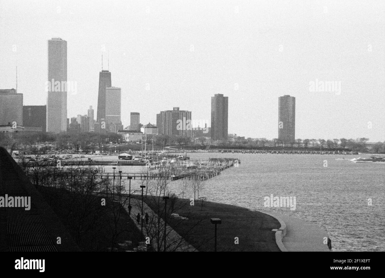 Chicago 1970s skyline hi-res stock photography and images - Alamy
