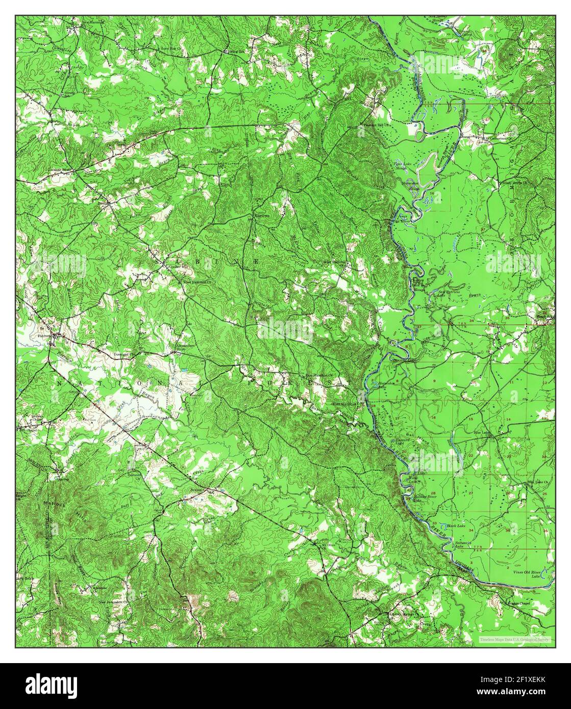 Patroon, Texas, map 1956, 1:62500, United States of America by Timeless ...
