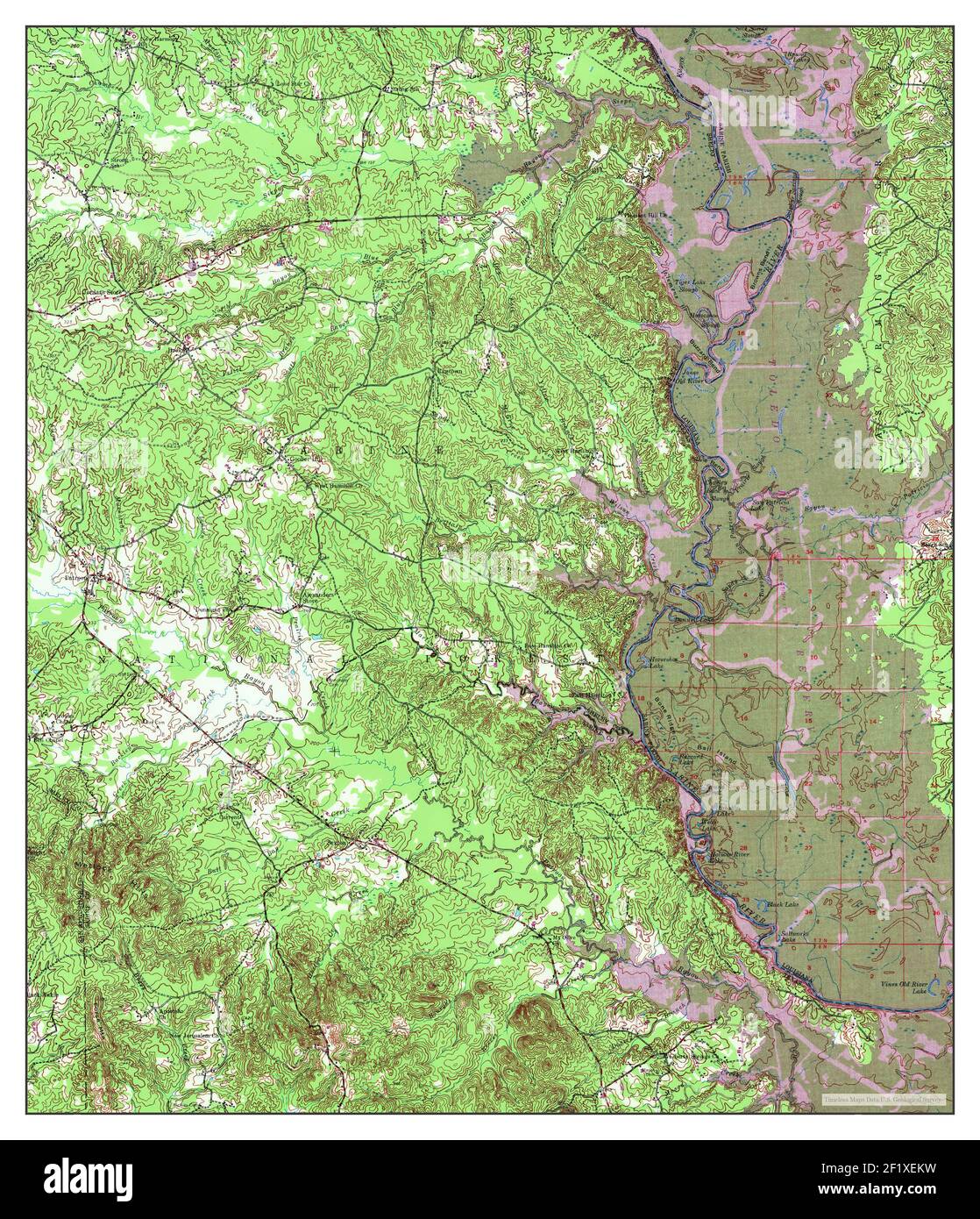 Patroon, Texas, map 1956, 1:62500, United States of America by Timeless ...
