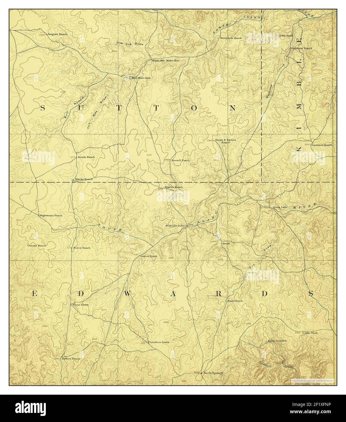 Map of rock springs hi-res stock photography and images - Alamy
