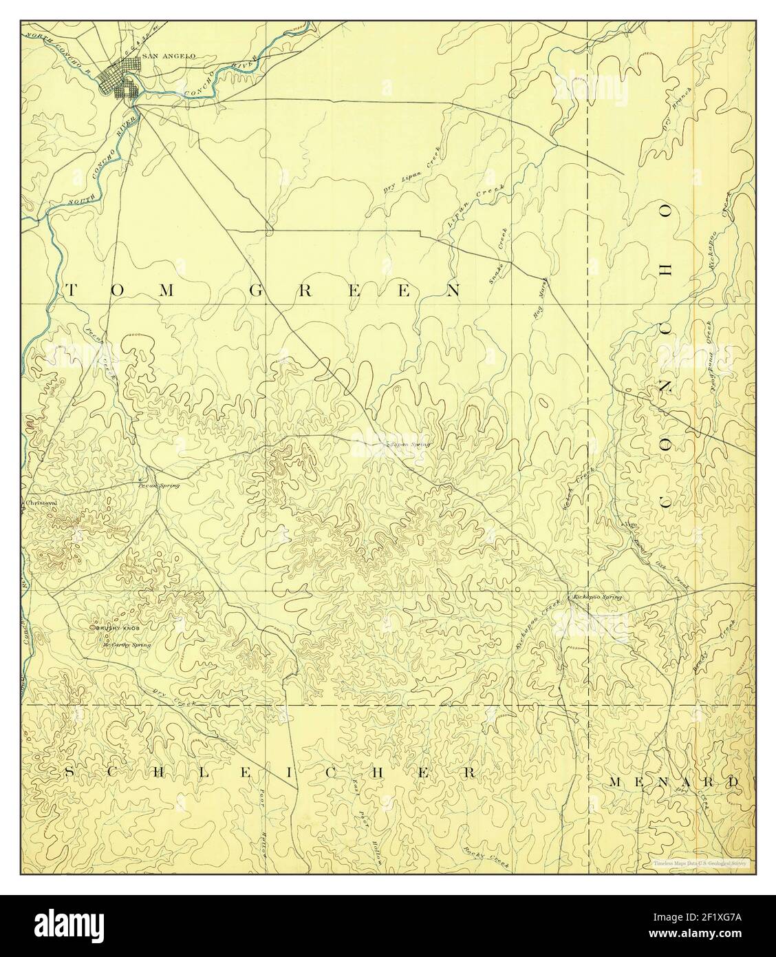 San Angelo Texas Map High Resolution Stock Photography and Images - Alamy